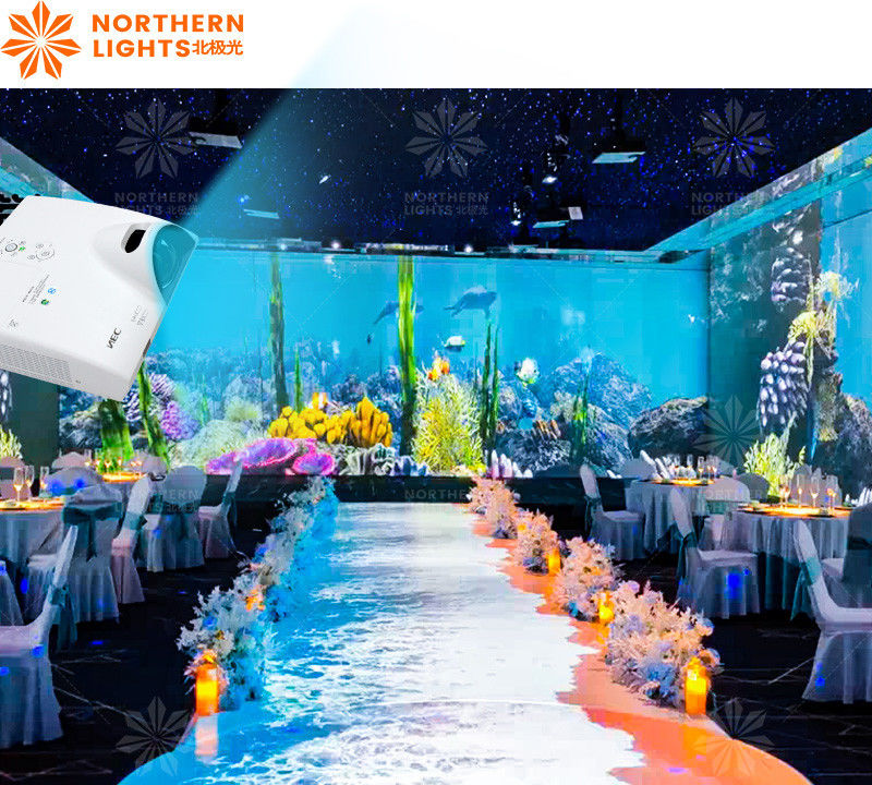 Proyección de pared interactiva inmersiva Sistema de proyección de ...