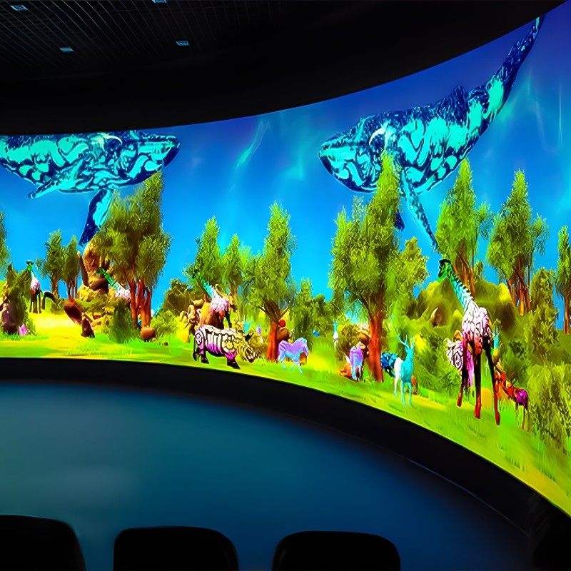 Proyección de pared interactiva 3D 6 canales Proyector inmersivo